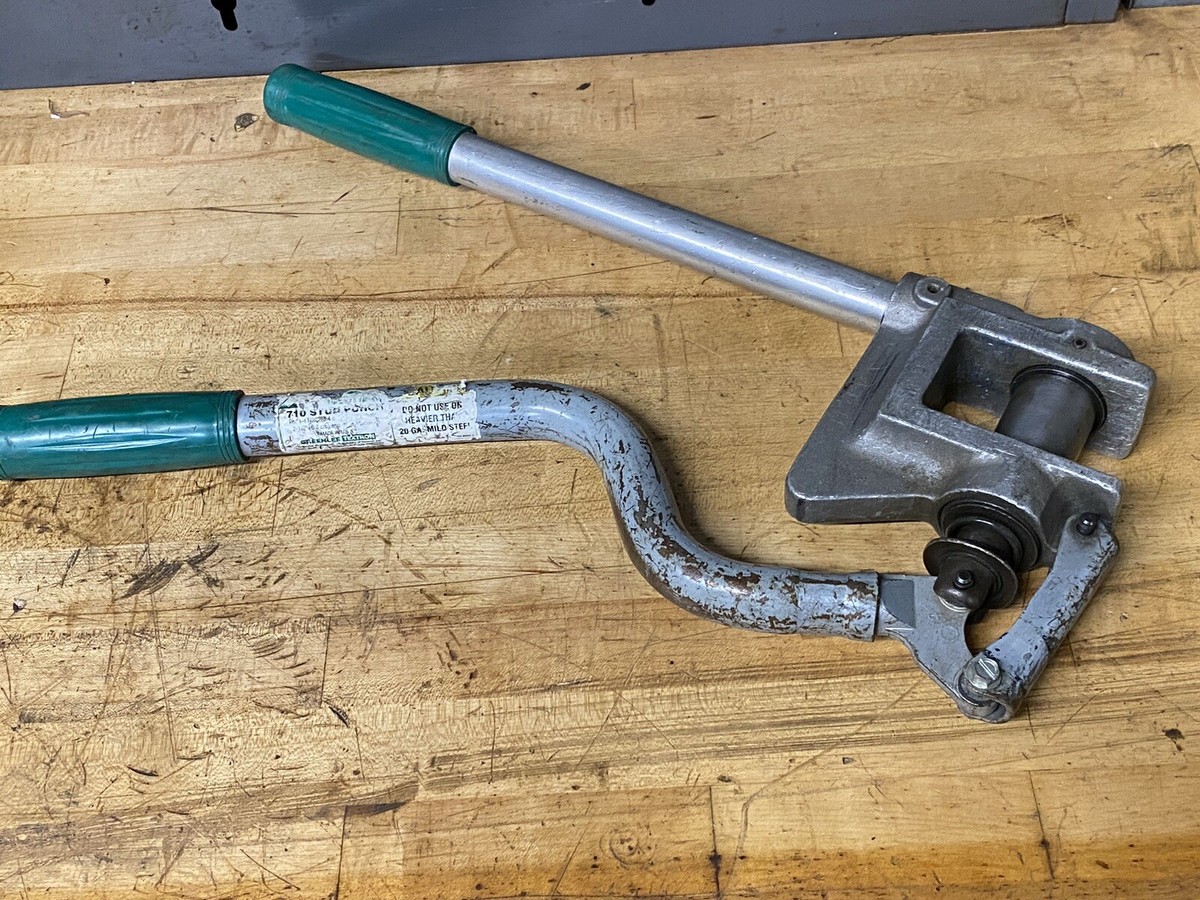 Greenlee 710 Greenlee 720 Keyway Punch, Notcher, 10 Gauge Cutting