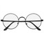 Round Glasses Retro Vintage Classic Round Metal Clear Lens Glasses W ...