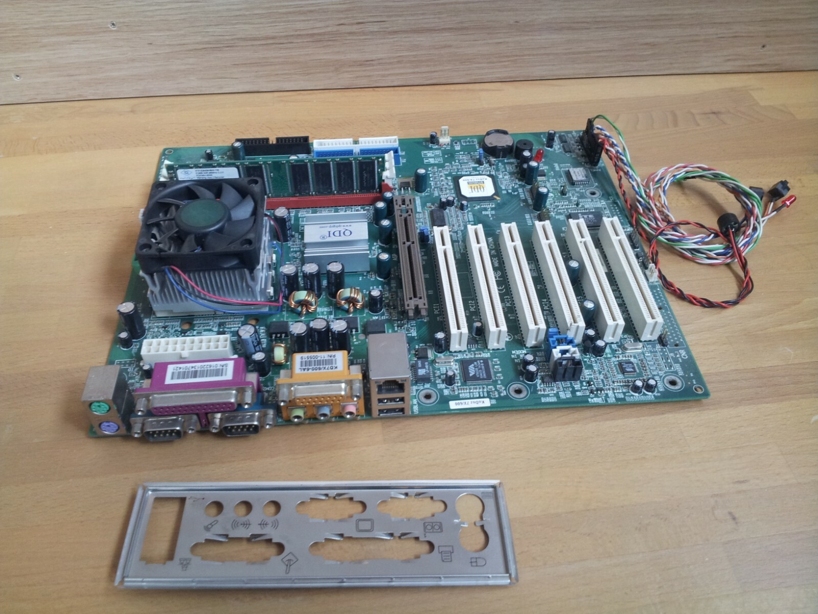 Placa Base Mainboard QDI KD7X/600 + AMD Athlon XP 1600 | eBay