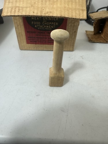 Vtg Sunbeam Mixmaster 2360 12-Speed With Meat Grinder No 9 Power ...