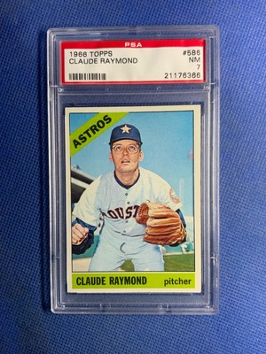 1966 Topps Baseball Card #586 Claude Raymond SP (NM) PSA 7 | eBay