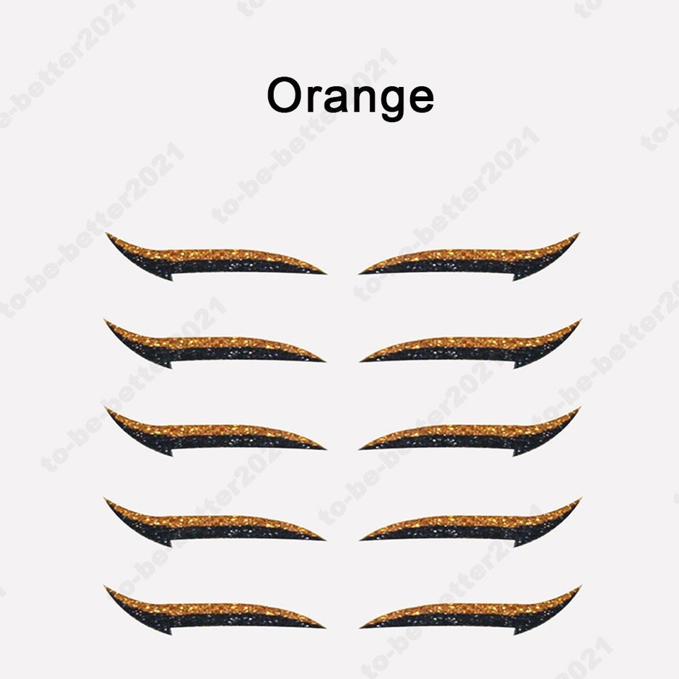 5Pairs Eyeliner Patches for Eyes Adhesive Eyeliner Eyelid Smokey Makeup ...