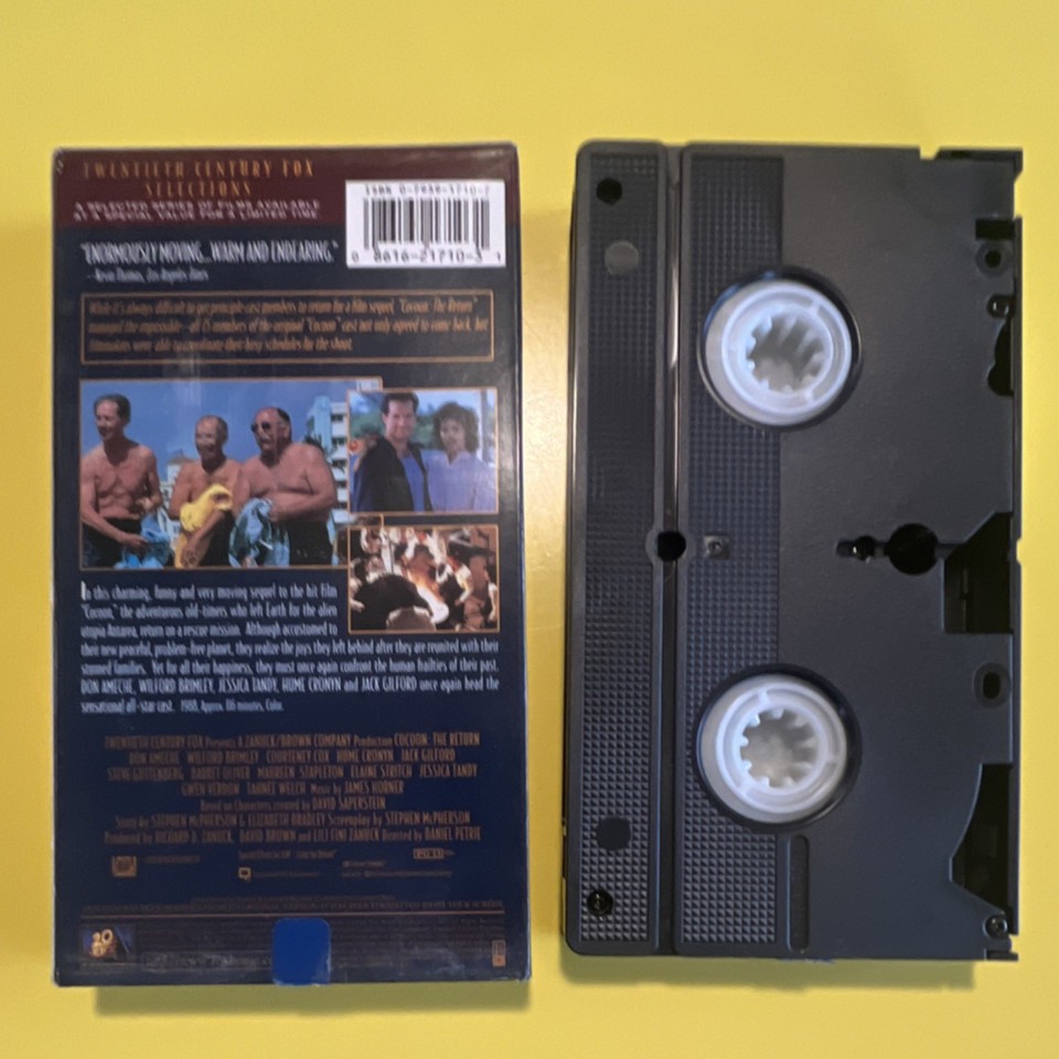 Cocoon: The Return (VHS, 1988) 20th Century Fox Don Ameche Jessica ...