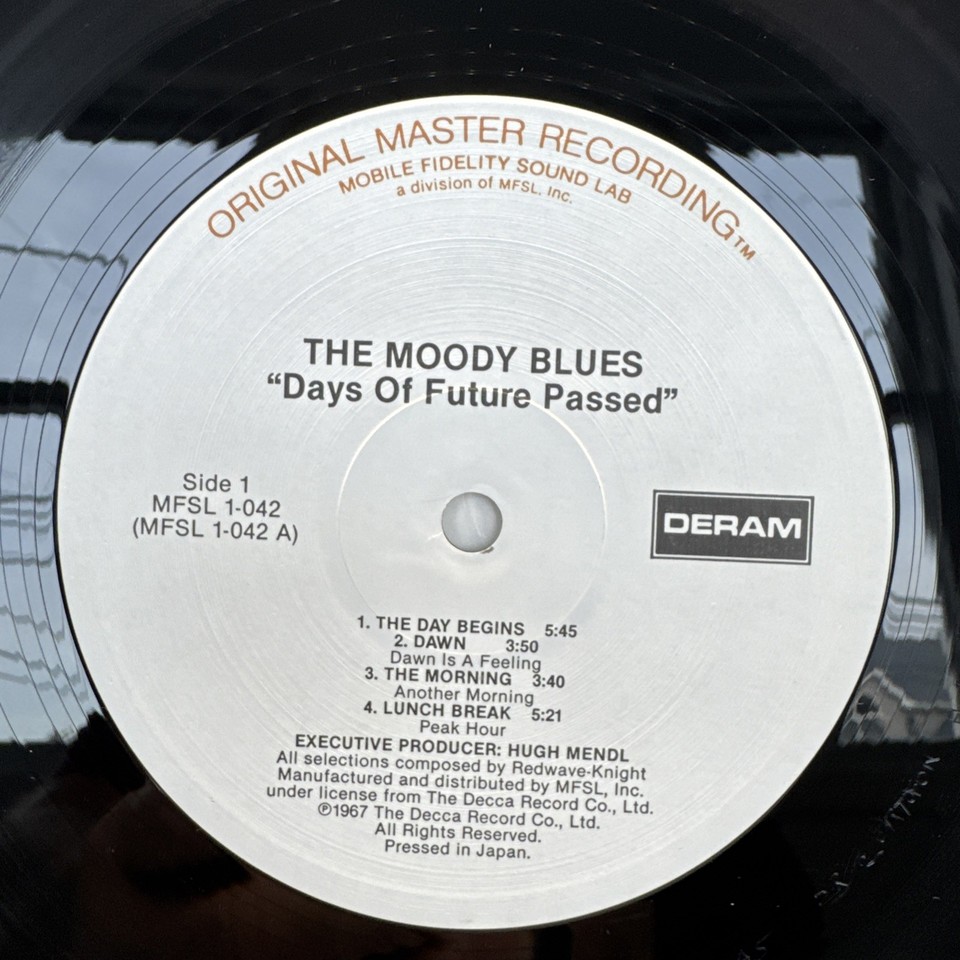 The Moody Blues Days of Future Passed Vinyl LP Original Master ...