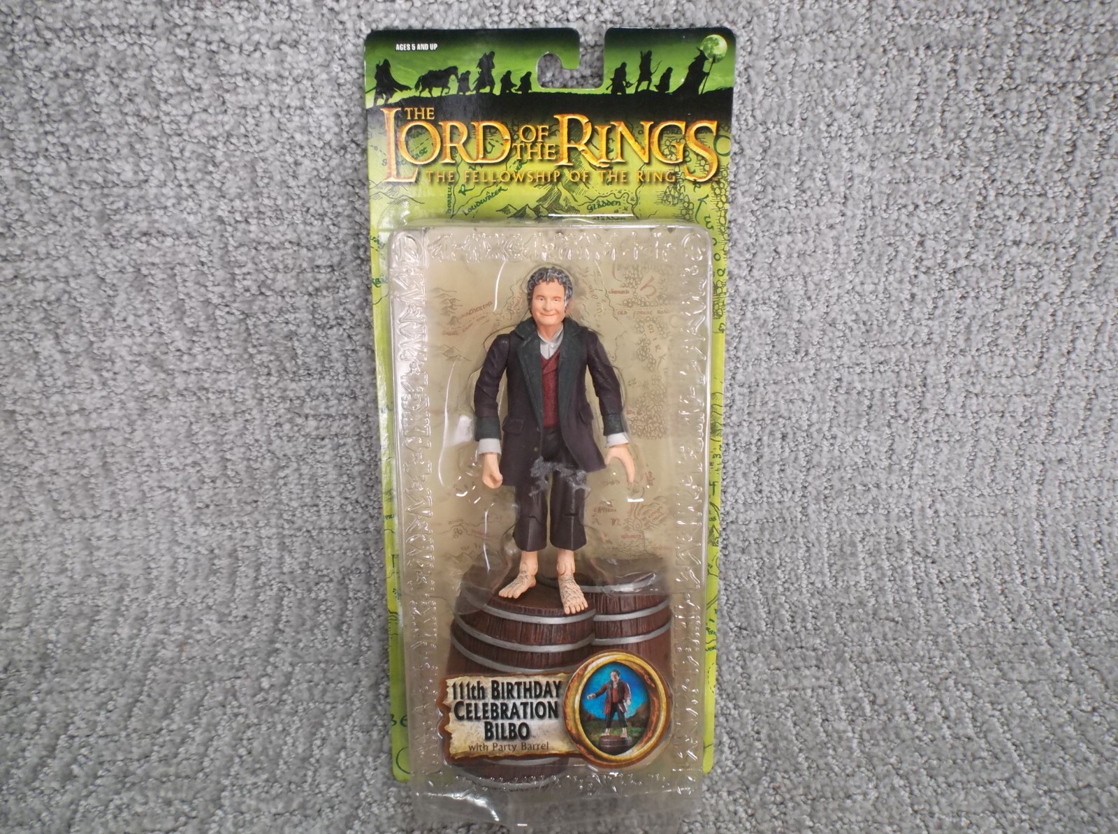 Lord of the Rings Action Figure Birthday Bilbo LOTR Toybiz Hobbit Party ...