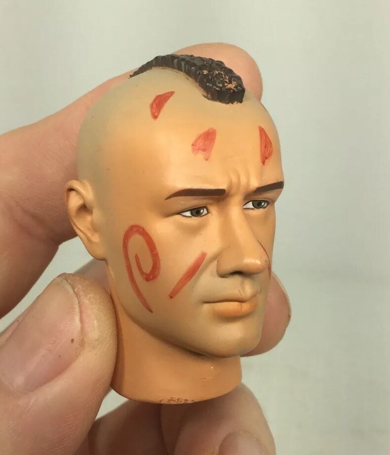 1/6 SCALE DRAGON US 101ST AIRBORNE HEADSCULPT MOHAWK&WARPAINT D DAY WW2 ...