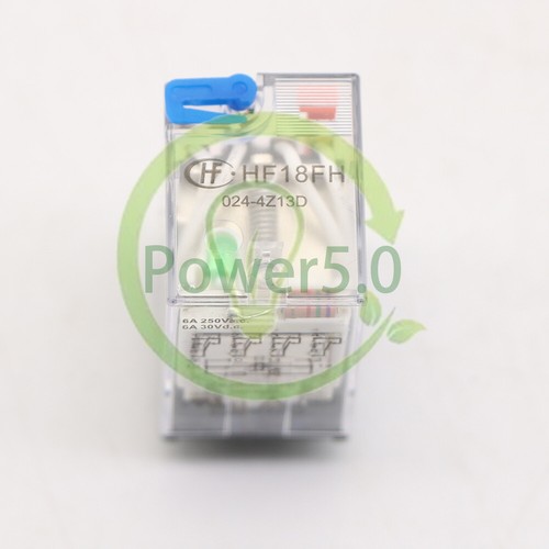 1PCS Hongfa Relay HF18FH-024-4Z1D 24VDC 14 pin Socket Type 5A With Lamp ...