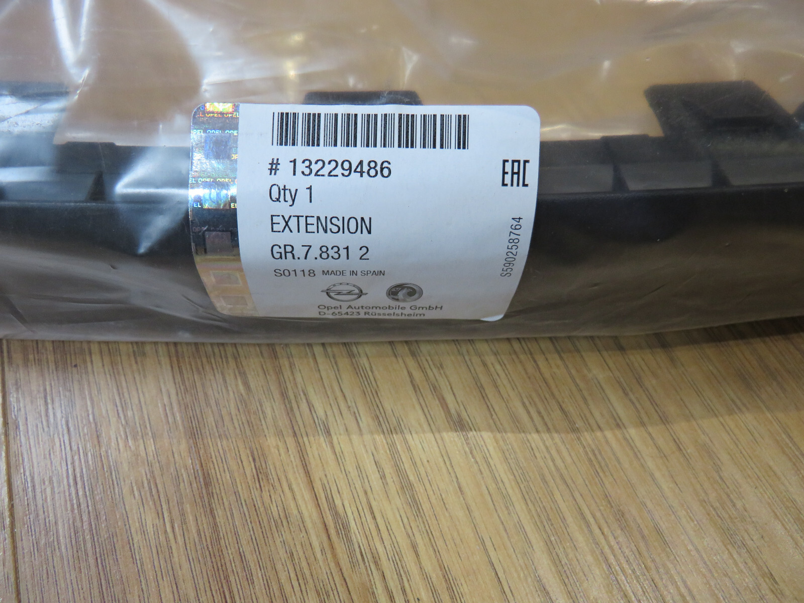 Genuine Vauxhall CORSA D Front Bumper Lower Section LH Side 13229486 ...