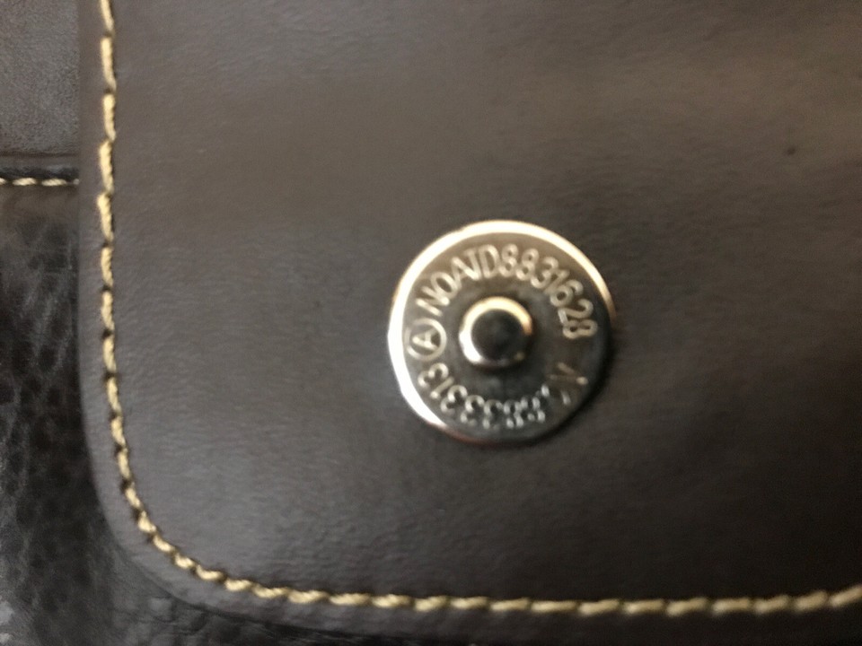 Noatd Large Brown Leather Tote Style Purse No. 8833313 | eBay