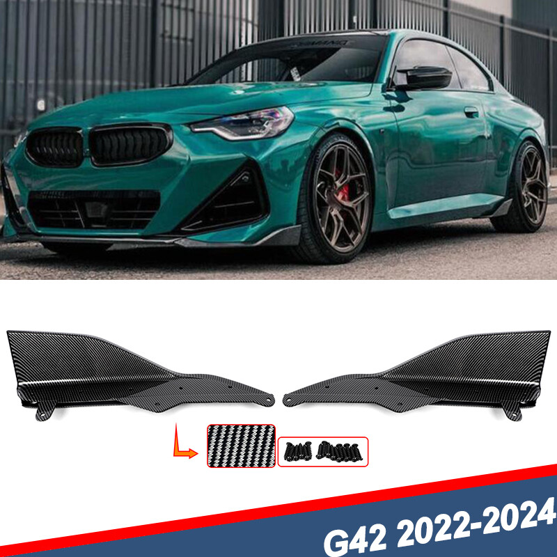 For 2022-2024 BMW G42 220i 230i M240i Carbon Fiber Look Side Skirt ...