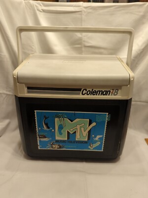 Vintage Coleman 18 90’s MTV Graphic Cooler Black Retro Summer Music ...