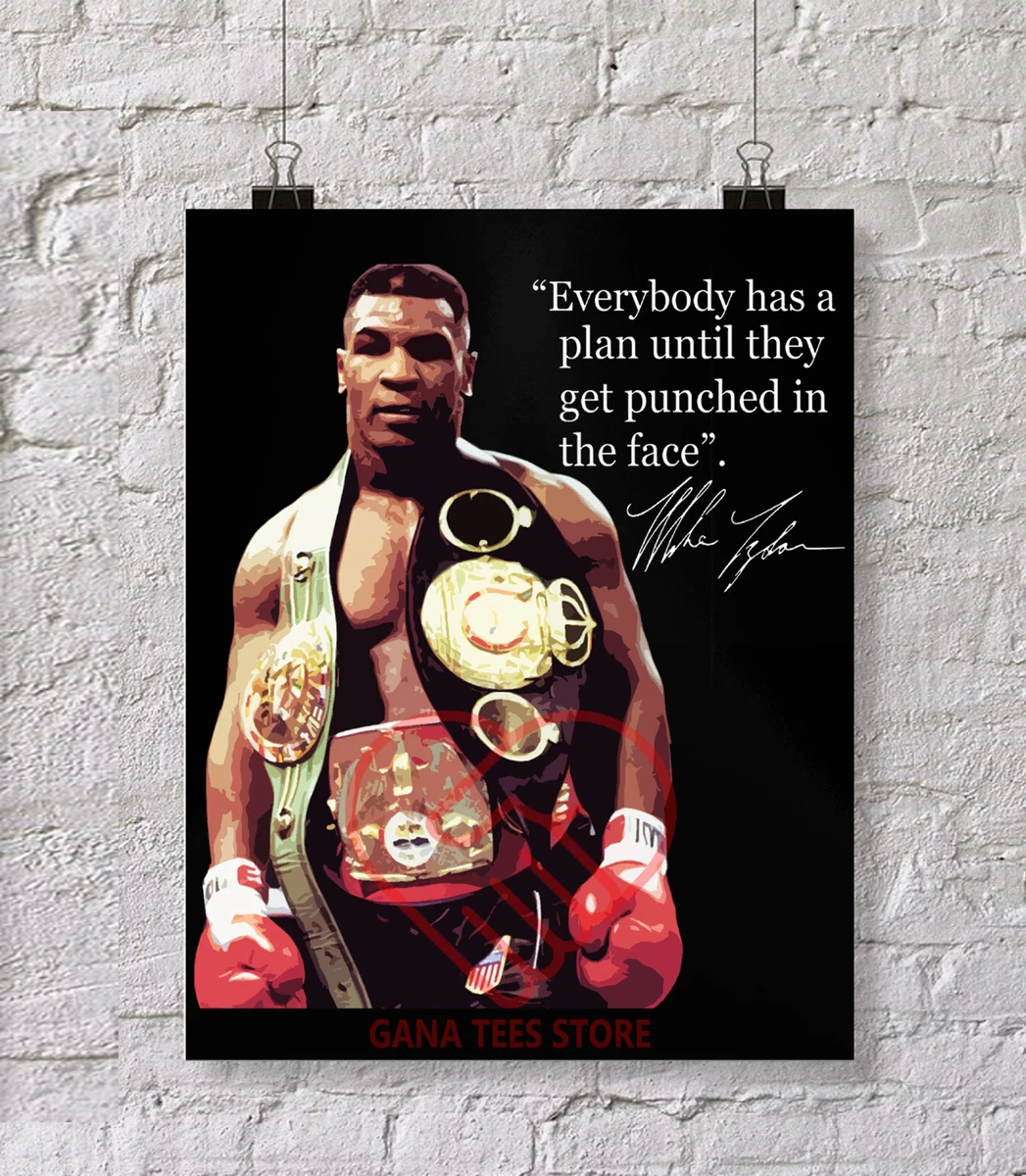 Mike Tyson Quote Poster