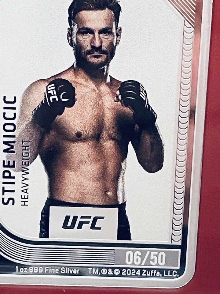 2024- UFC Trading Coin- Stipe Miocic - 1oz Silver Proof Coin 06/50 | eBay