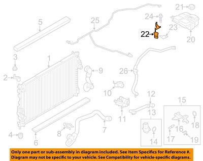 FORD OEM 13-16 Escape Radiator-Coolant Reservoir Tank Level Sensor ...