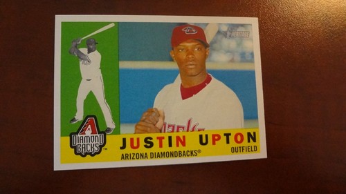 2009 TOPPS HERITAGE # 265 JUSTIN UPTON BASEBALL CARD | eBay