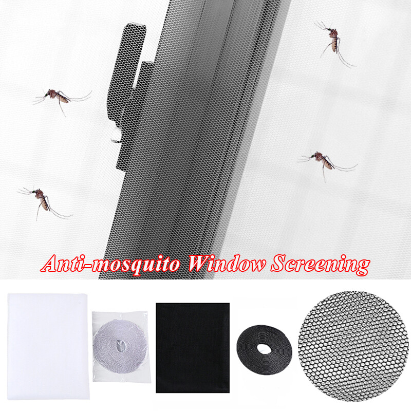 Window Screen Net Mesh Fly Insect White Black Bug Mosquito Moth Door ...