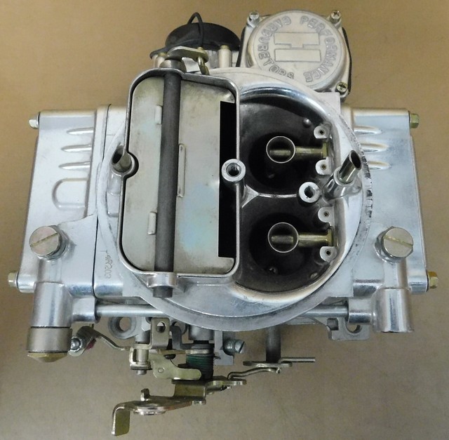 Holley 80457-12 4160 Alum Street 600cfm 4 Barrel Carb With Electric ...