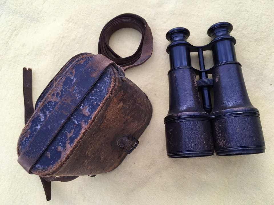 LEMAIRE FABt PARIS FIELD BINOCULARS US SIGNAL SERVICE GLASS VINTAGE ...