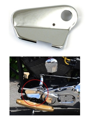 1989-1999 HARLEY FXSTC SOFTAIL CUSTOM : Chrome Gear Shift/Shifter Cover ...