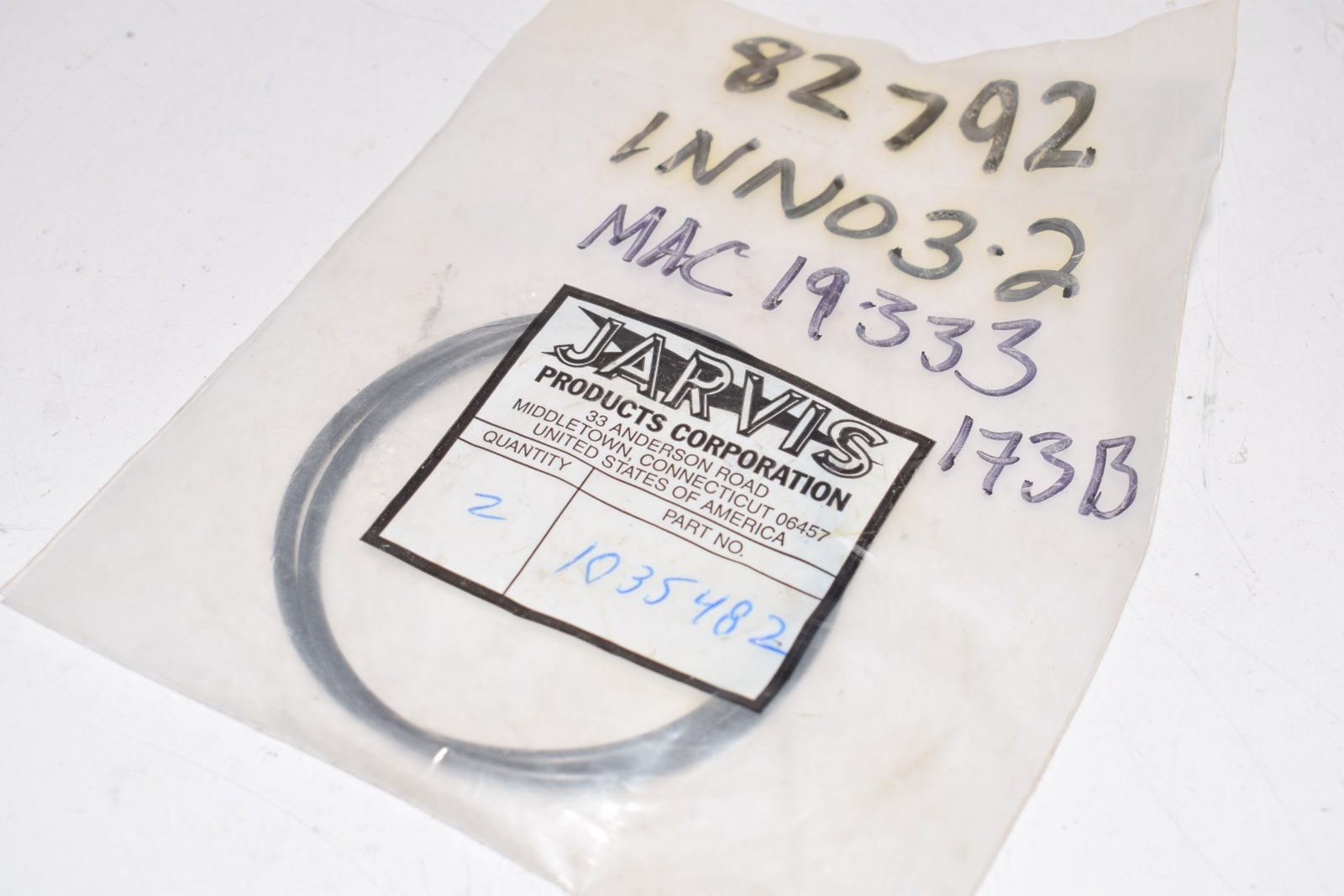 Pack of 2 NEW Jarvis 1035482 Seal O Ring Twc | eBay