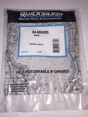 84-804285 NEW GENUINE OEM MERCURY QUICKSILVER WIRE ASSY 804285 LOT A2-7 ...