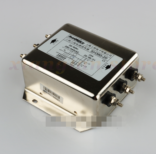 1X SH360-20 20A three-phase three wire power filter | eBay