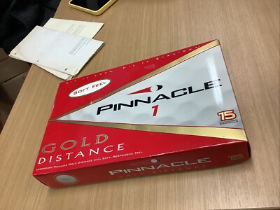 Pinnacle 1 Gold Distance Golf Ball Set - 15 SET Softer | eBay