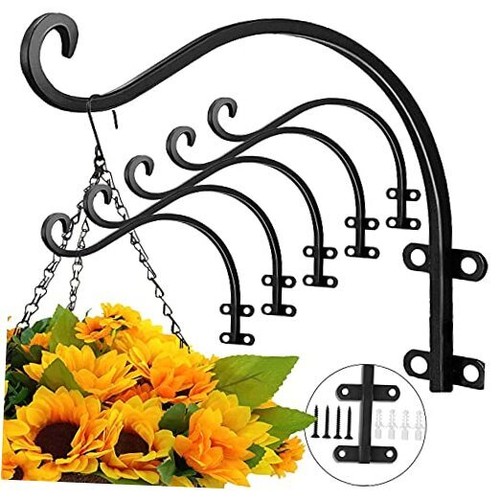 6Pack Heavy Duty Hanging Plant Hanger Hook for Outdoor and Indoor ...