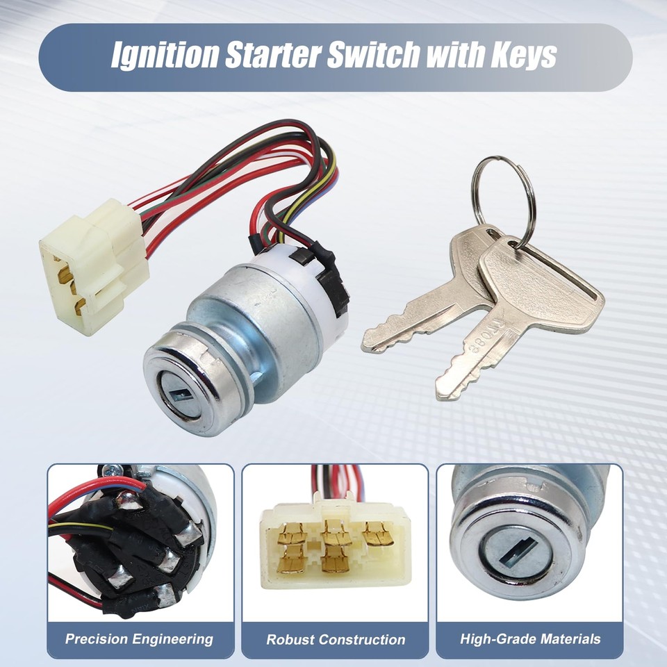 NEW For KIOTI CK DK DS RX Tractors Ignition Starter Switch W/Keys T4625-B0100 | eBay