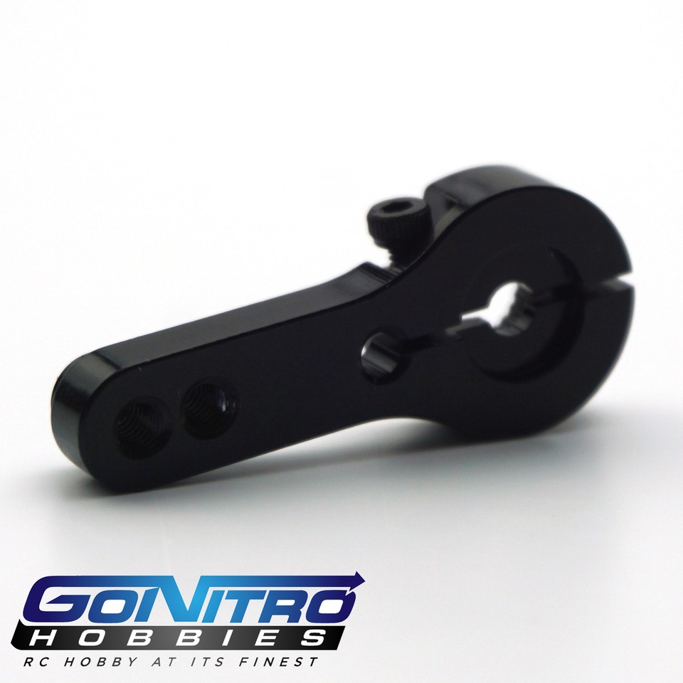 Go Nitro Hobbies 23T 2 Hole Alum. Heavy Duty Servo Arm 4 Black JR ...