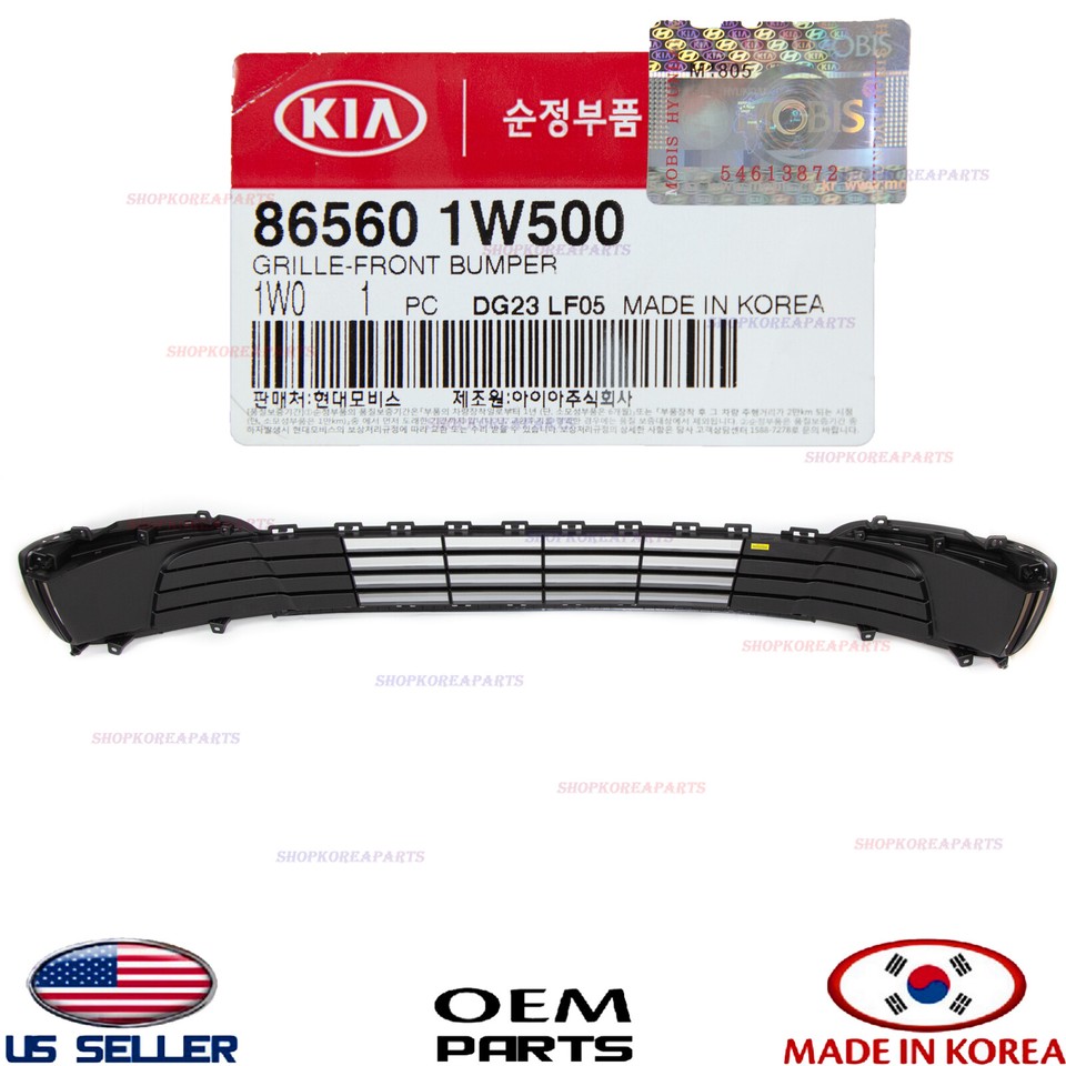 OEM Genuine Front Bumper Lower Grille W/ Chrome KIA RIO SEDAN 2016-17 ...