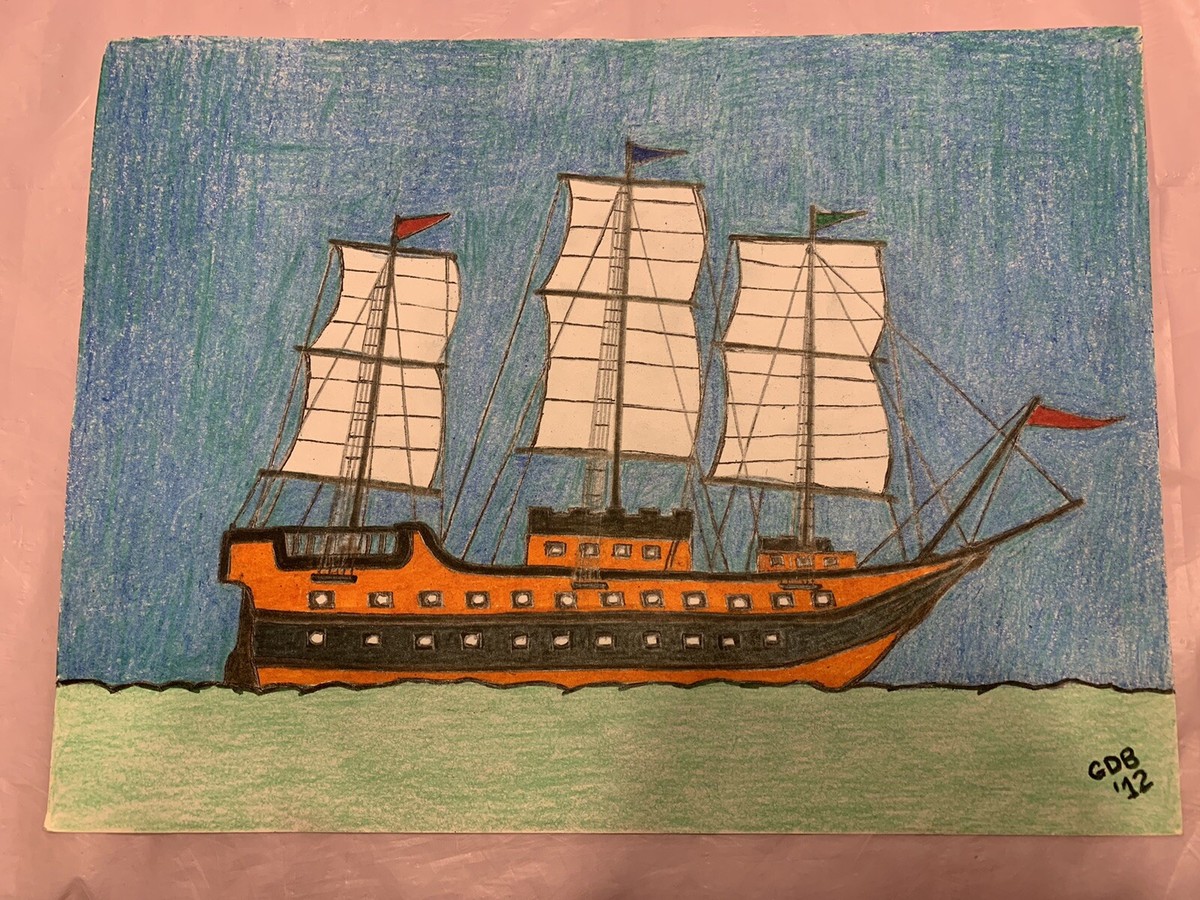 Mayflower Simple Drawing