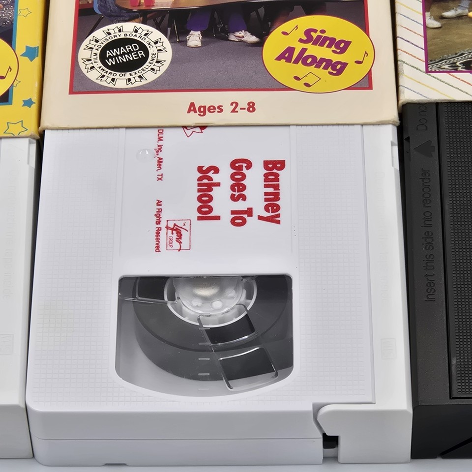 Barney VHS Movie Lot 3 Barney Goes To School, Alphabet Soup, Barney In ...