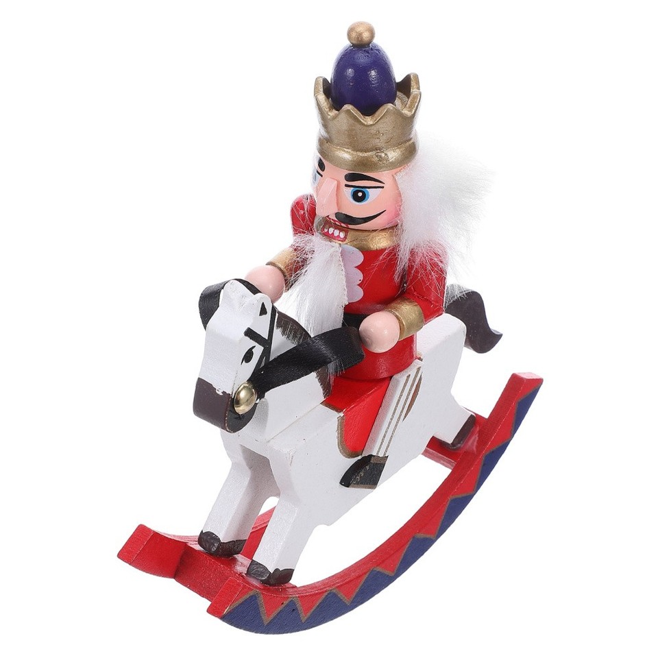 Mini Wooden Nutcracker Soldier Figurine On For Christmas Decor | eBay ...