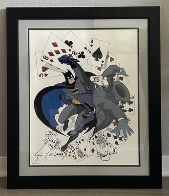 Rare Batman TAS Batman Vs Joker Litho Signed by Kevin Conroy, Mark ...