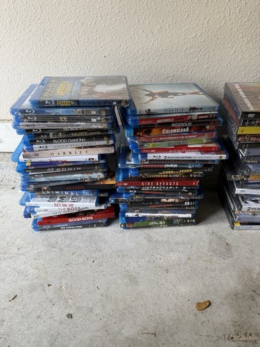 Blu-ray Movie Bulk Lot Of 48 (Assorted Genres) A lot Are Still Sealed!! | eBay