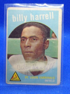 1959 Topps Baseball Card #433 Billy Harrell St. Louis Cardinals | eBay