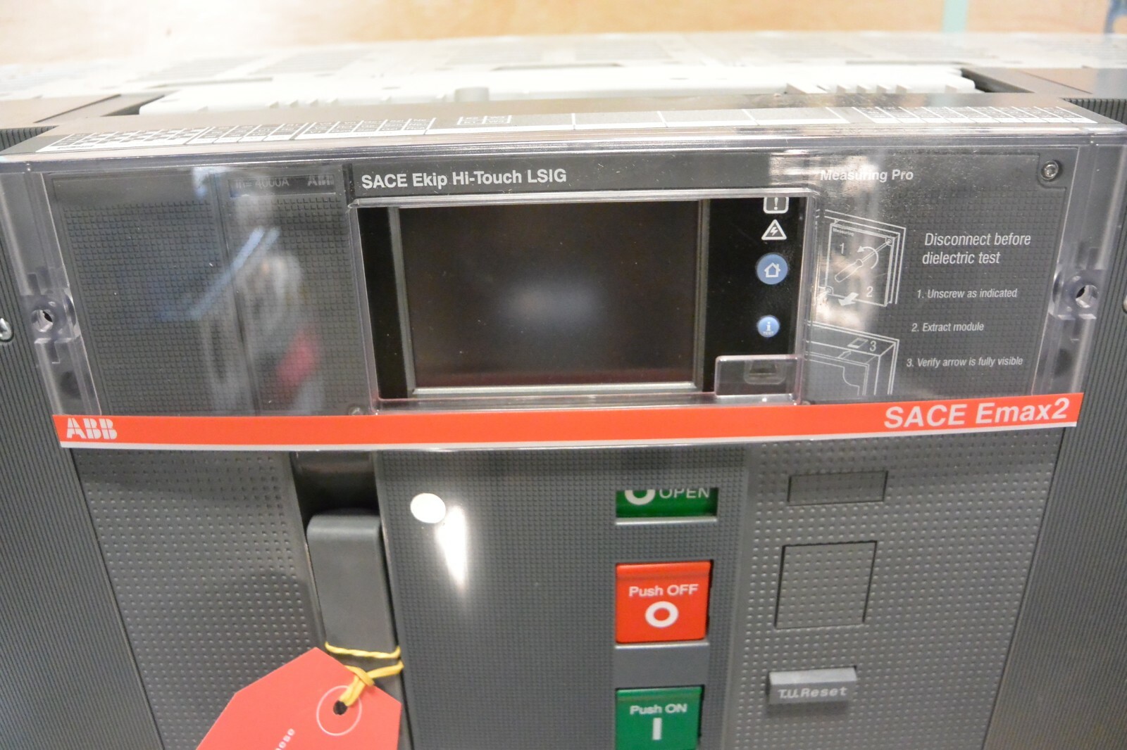 NEW ABB SACE EMAX2 E6.2 V 4000 amp Breaker LSIG 3 Pole Hi-Touch ...