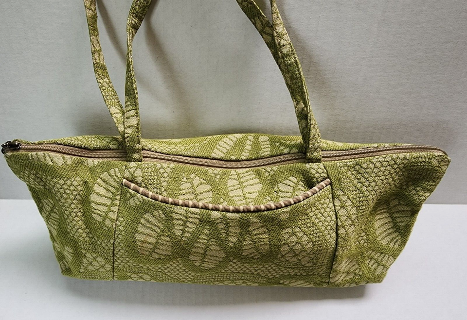Maruca purse handmade Boulder Colorado 15x5x3.5 spring green floral ...