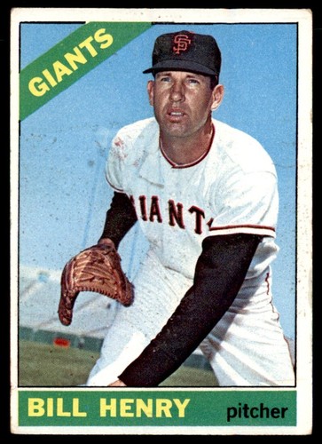 1966 Topps Bill Henry San Francisco Giants #115 | eBay