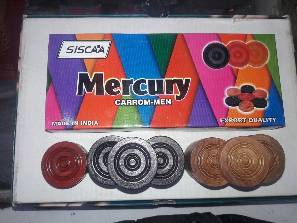 1 Pack of Acrylic Carom Coins 1 Striker For Play Carom Board Game From ...
