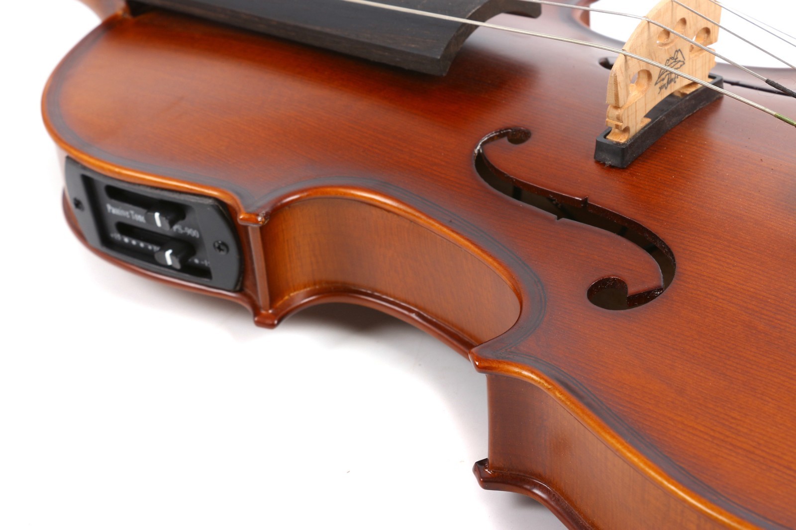 Advanced Acoustic Electric Violin 5String 4/4 Maple Spruce Nice Tone # ...