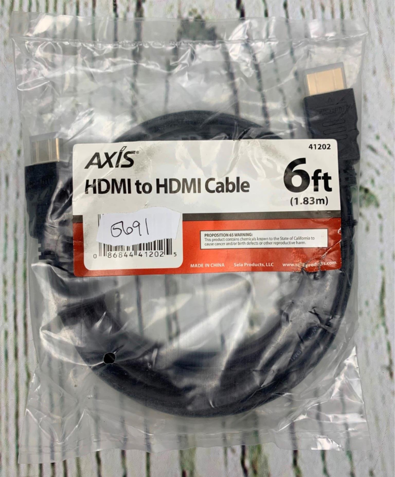 High speed HDMI 6 FT Cable With Ethernet Gold Plated Connectors in ...