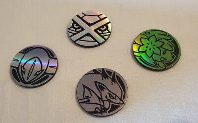 Pokemon Coins TCG Flipping Coins 4 Coins Different Design - NEW | eBay UK