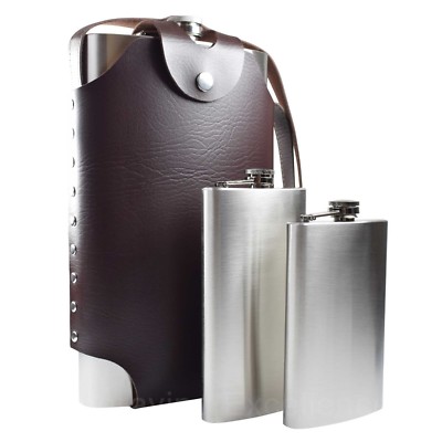 Giant Hip Flask Amazing Gift Personalised - 64oz. 12oz. or 10oz ...