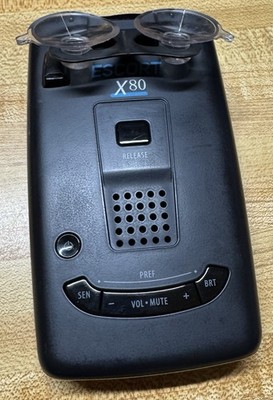 Escort Passport X80 Laser Radar Detector TESTED- UNIT & MOUNT ONLY | eBay
