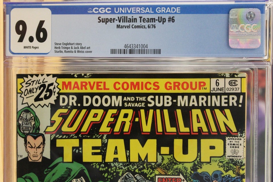 Super-Villain Team-Up #6 ~ June 1976 ~ CGC Grade 9.6, White Pages ~ New ...