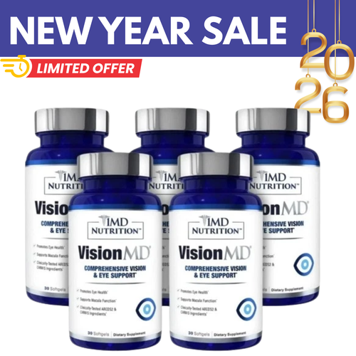 5 pack MD Nutrition Vision MD Eye Vitamin CARMIS - Eye Supplement 30 ...