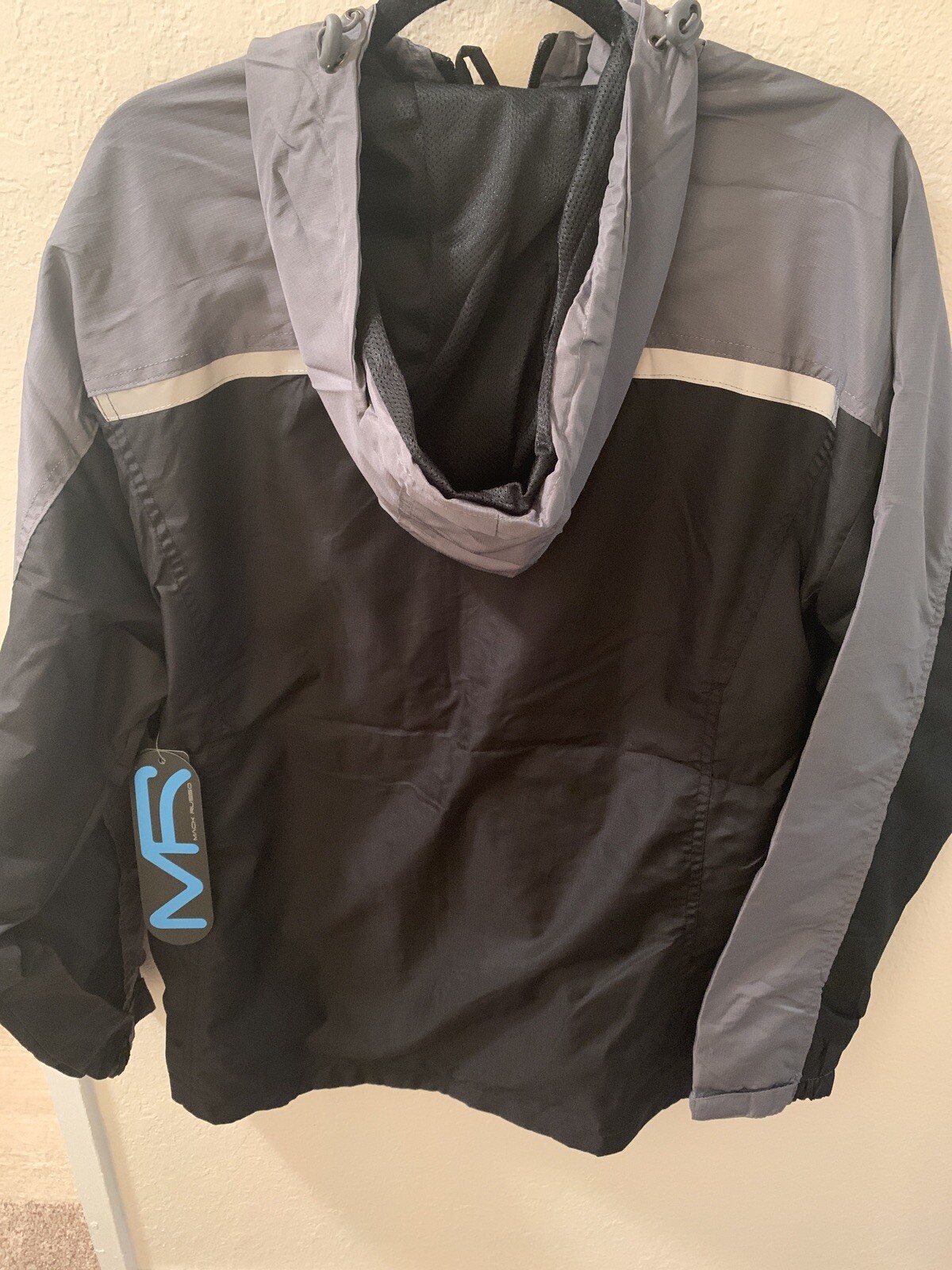 Mack Russo Rain Gear Windbreaker Jacket Mens L Mesh Lined Motorcycle ...