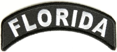 BRAND NEW FLORIDA STATE ROCKER BIKER IRON ON PATCH | eBay